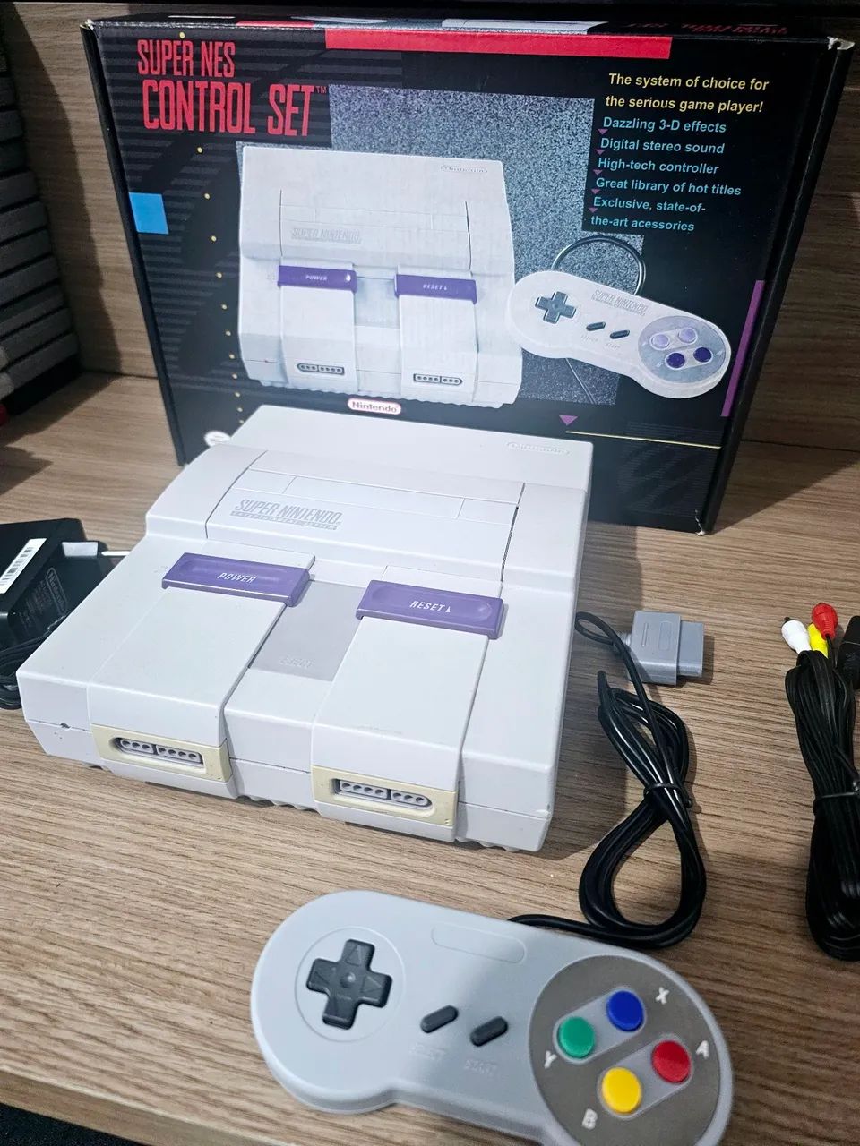 Super Nintendo FAT - Console Completo - Consoles de Vídeo Game - Jardim ...
