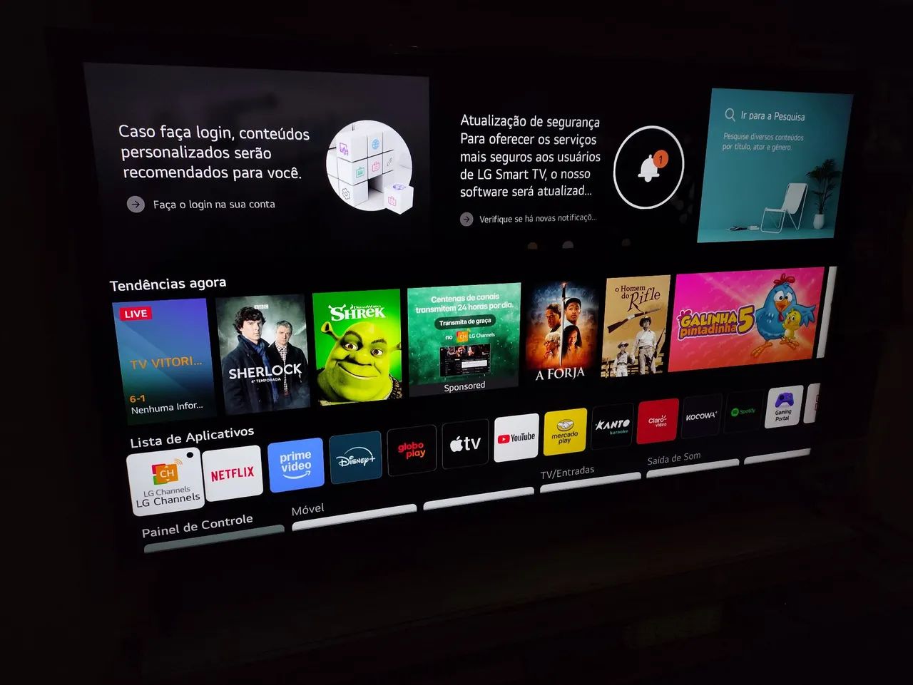 Smart TV LG 4K 65 Polegadas - Controle Original Magic Remote - Comando de Voz - Novíssima - TVs ...
