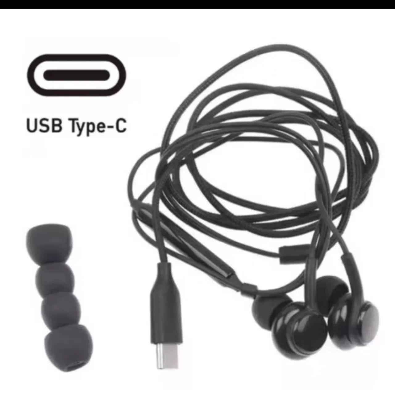 Fone De Ouvido a'Gold Com Fio Tipo C FN-A61 - Fones de Ouvido - Cuiá ...