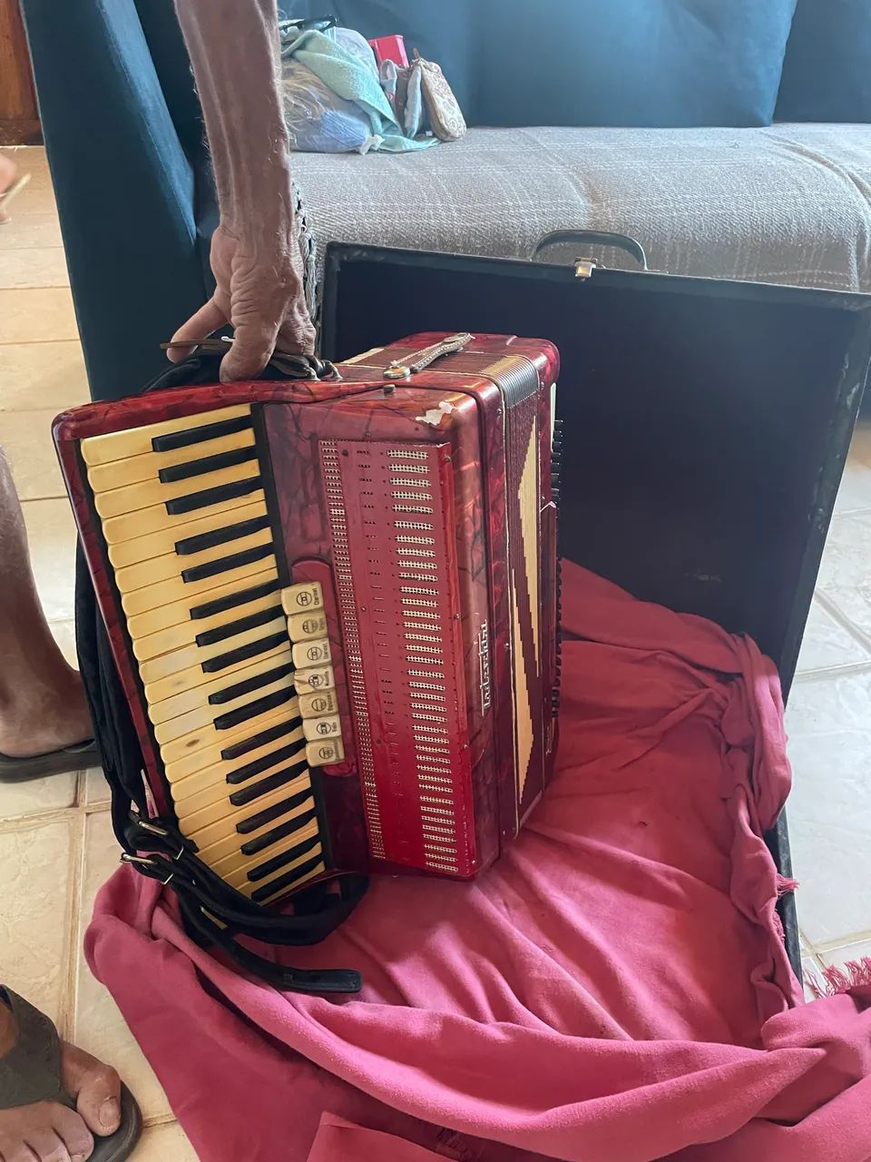 Acordeon Todeschini super 6 120 baixos (sanfona) - Instrumentos ...