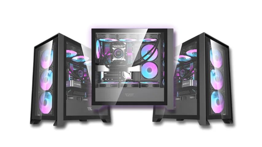 Gabinete Gamer Full Tower. Suporte para placas mãe ATX, Micro ATX e ITX ...