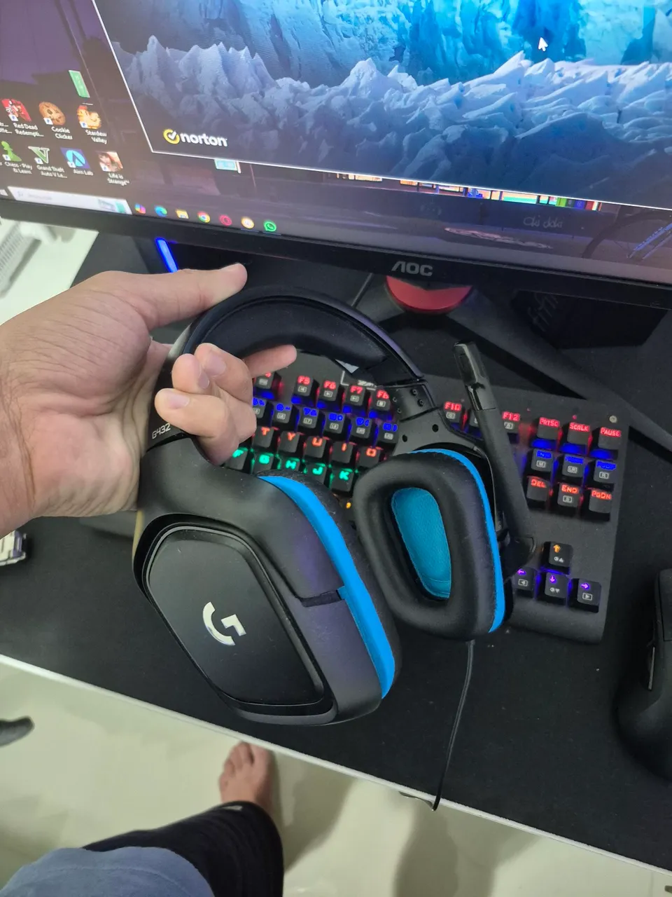 "logitech g432" no Brasil
