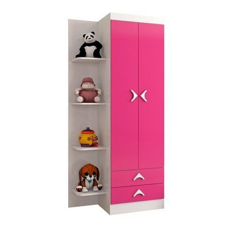 "guarda roupas infantil rosa" no Brasil