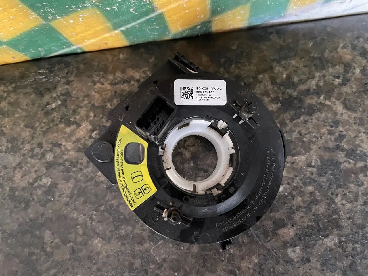 Hard disc cinta airbag vw Saveiro 6r0959653 - Peças para carros, vans e ...