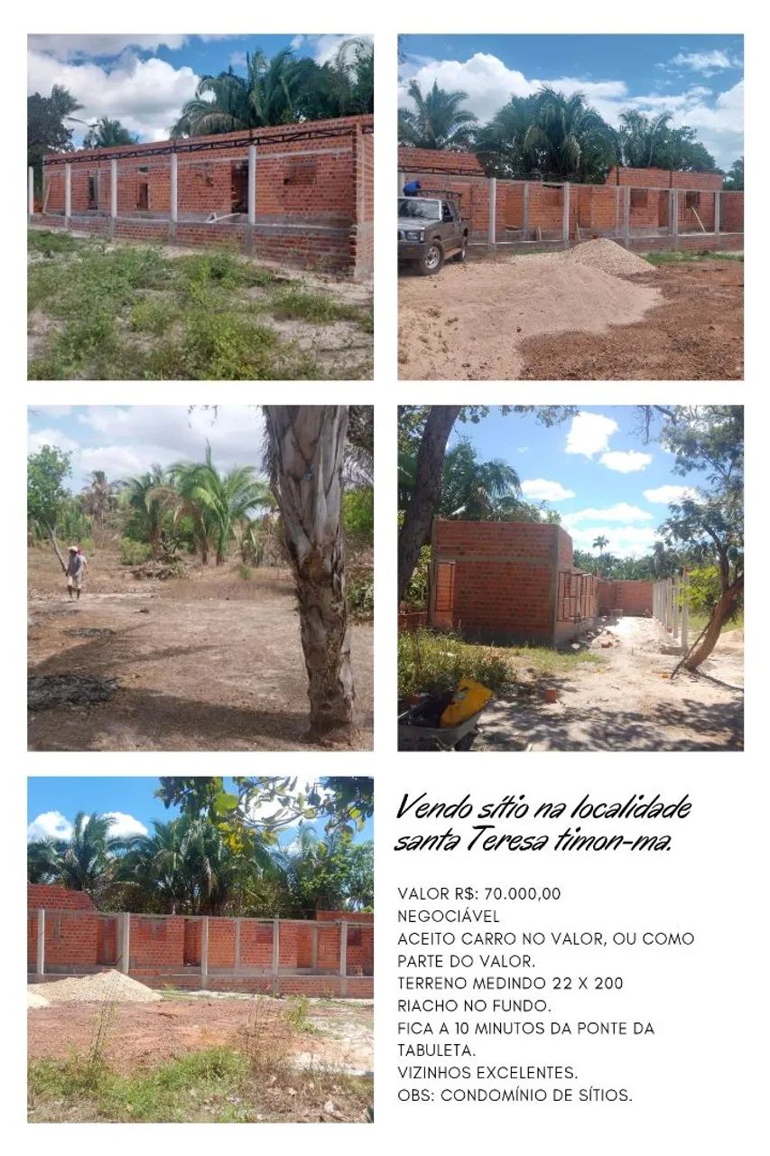 Sitio localidade santa Teresa timon-MA - Terrenos, sítios e fazendas ...
