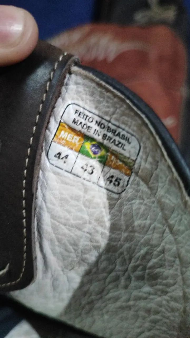 Bota Texana Nº 43 - Couro legítimo - Calçados - Zumbi dos Palmares ...