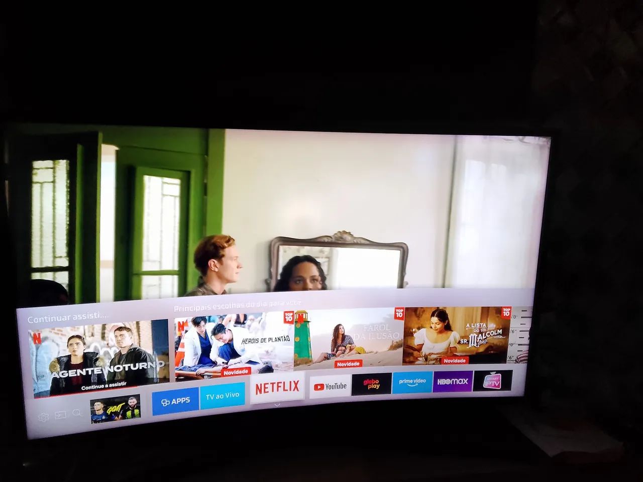 Tv Samsung smart 4K de 40 polegada modelo curvada - TVs - Pirajá, Salvador 1374772602 | OLX