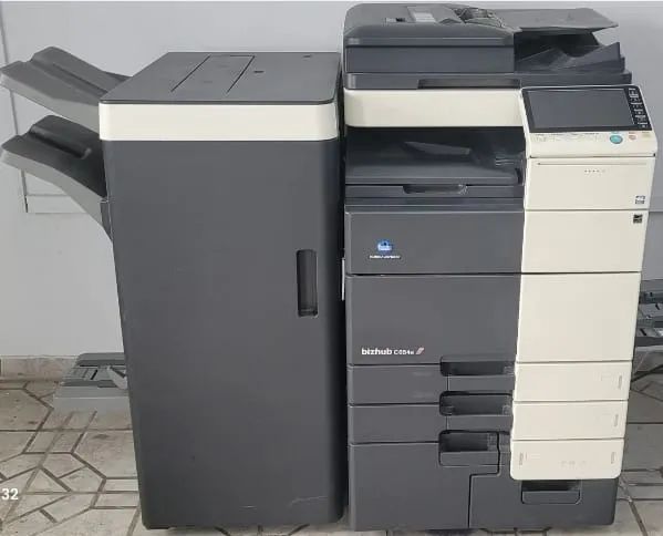 IMPRESSORA KONICA MINOLTA BIZHUB C654 MULTIFUNCIONAL COLORIDA - COM FINISHER - Periféricos e ...