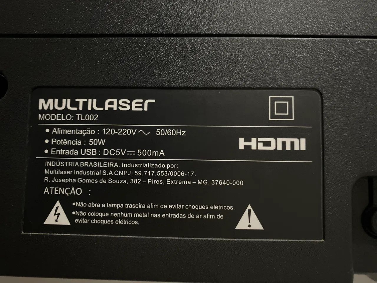 Smart TV Multilaser LED 32 - HD, Wifi, HDMI, USB - TL002 - TVs - Cuiá ...