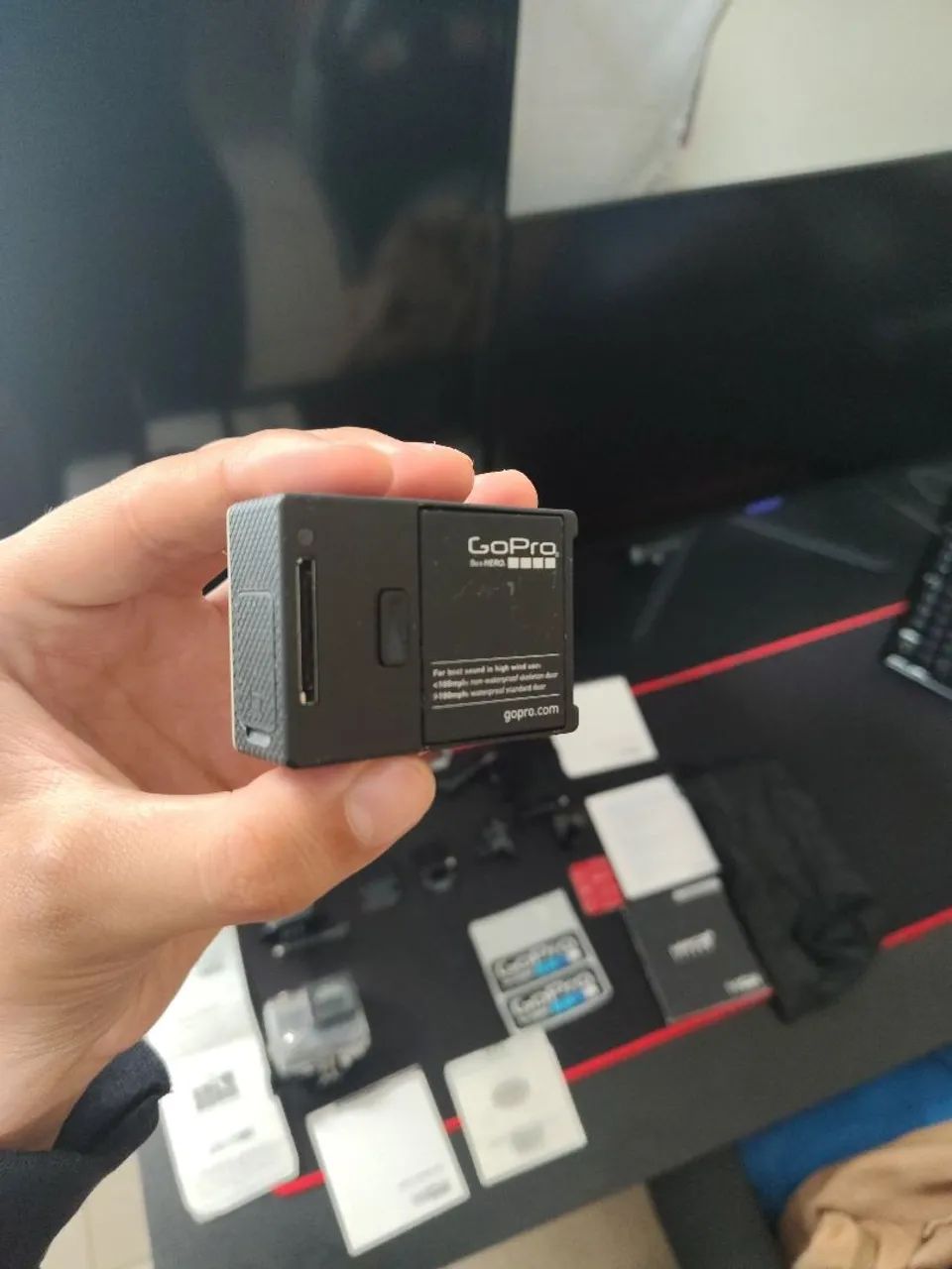 GoPro HERO3+ Silver com NF + Kit Completo Original - NÃO LIGA - Câmeras ...