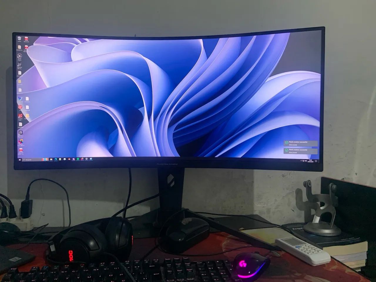 Monitor Gamer Curvo Ultrawide Phantom Gaming 34 polegadas - Monitores ...