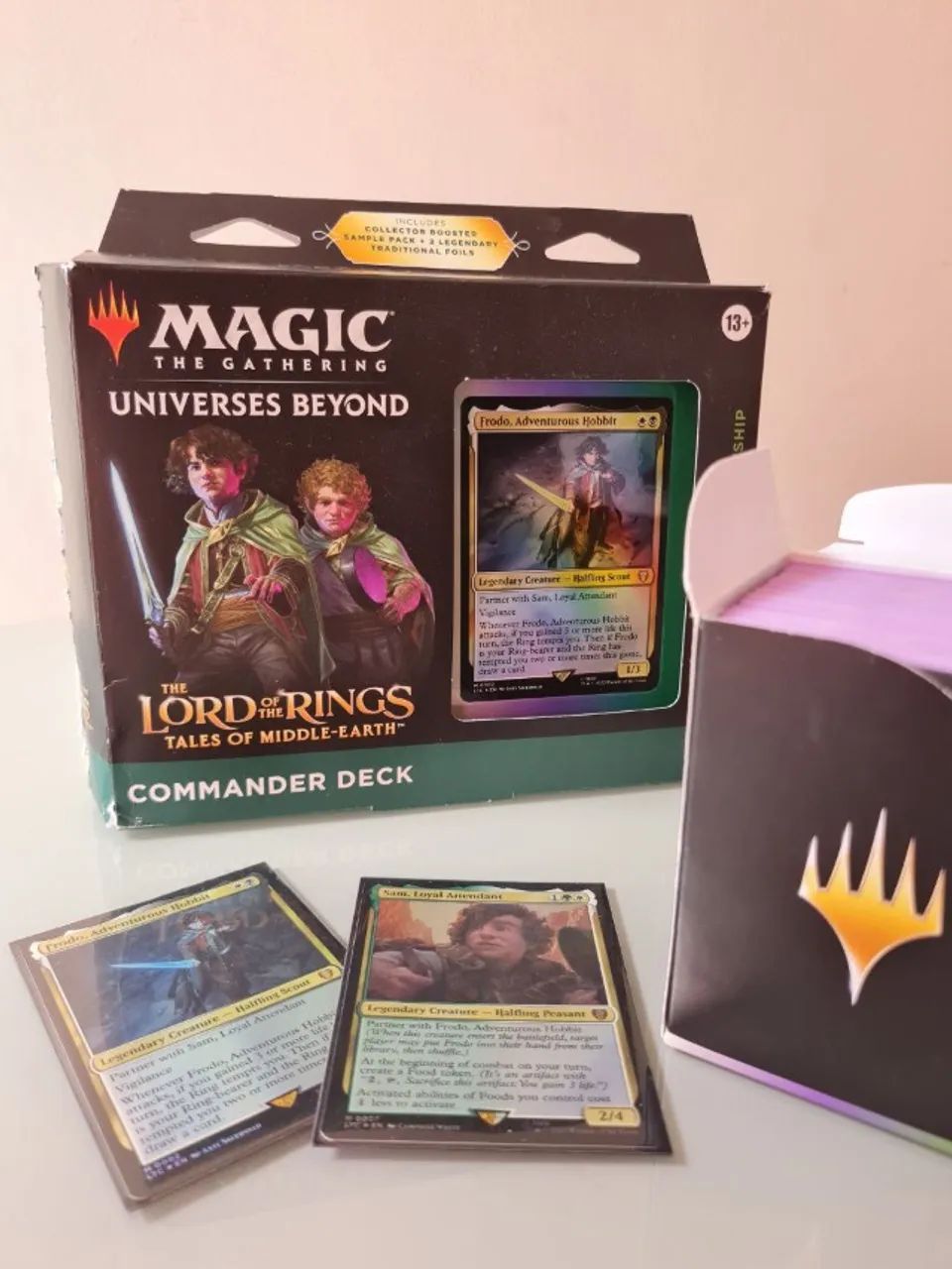 Magic The Gathering - Frodo & Sam Commander Deck (Precon + Upgrades ...