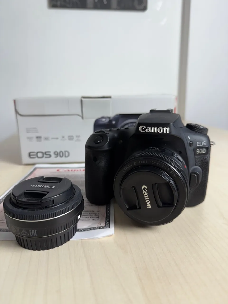 "canon 90d" no Brasil