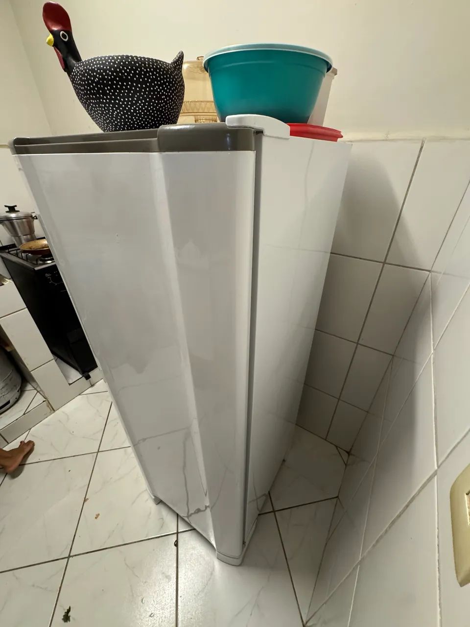 Geladeira Esmaltec Cycle Defrost ROC31 PRO Inverter 245L Branco 220V ...