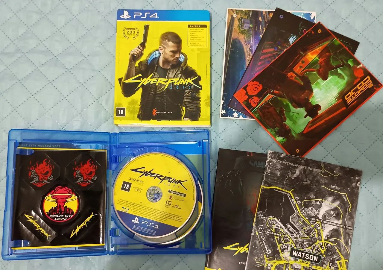 Cyberpunk 2077 - PS4 - Edição de Colecionador - DVD, Blu-Ray e Vídeo ...