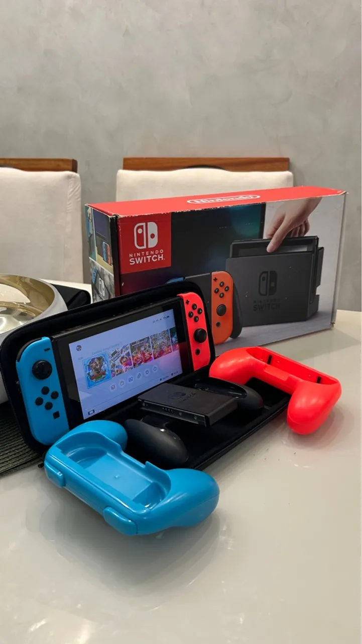 "nintendo switch v1" - Consoles de Vídeo Game no Brasil