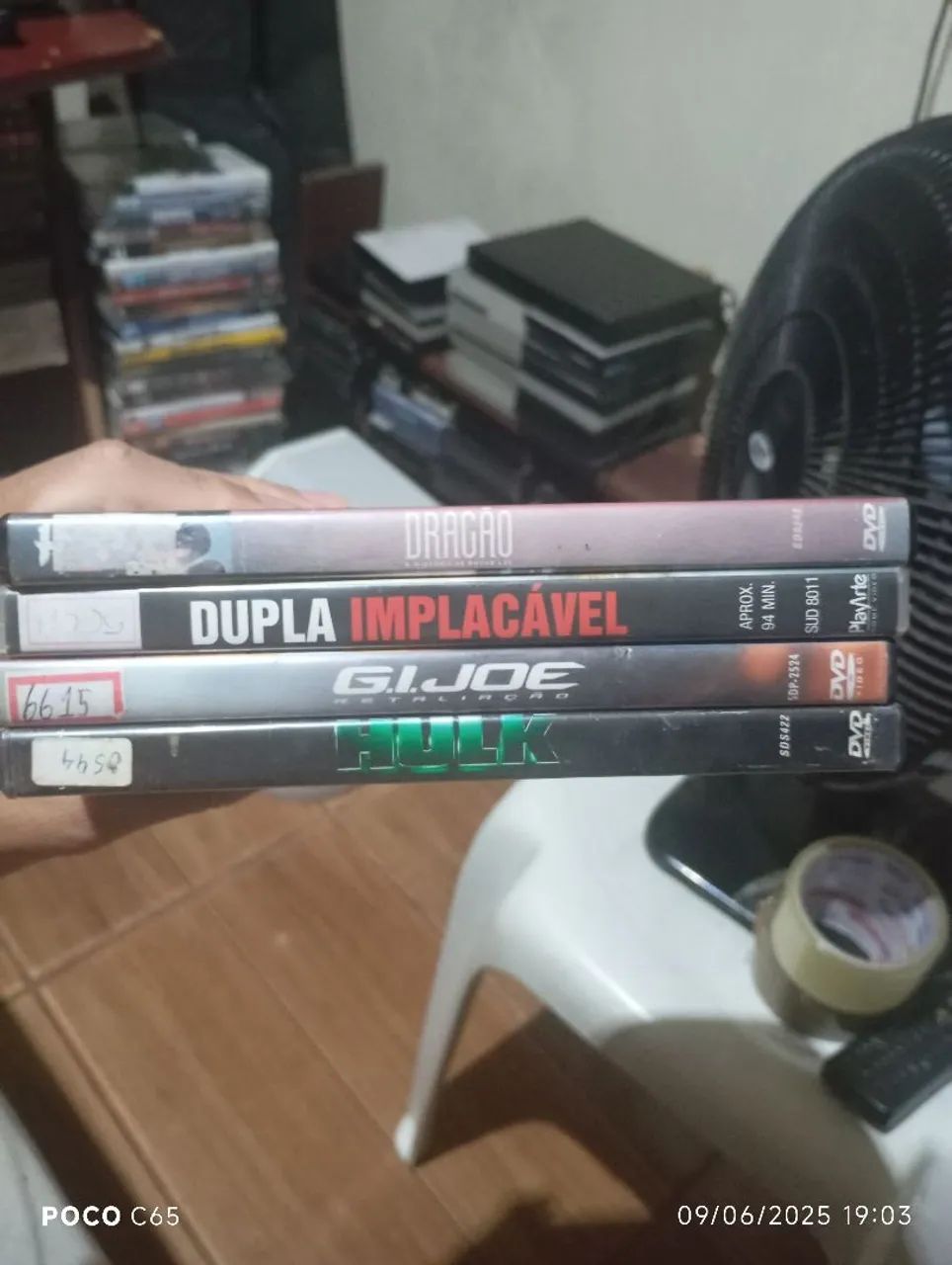 DVDs Dragão, Dupla Implacável, G.I. Joe e Hulk - DVD, Blu-Ray e Vídeo Cassete - Barra de São ...