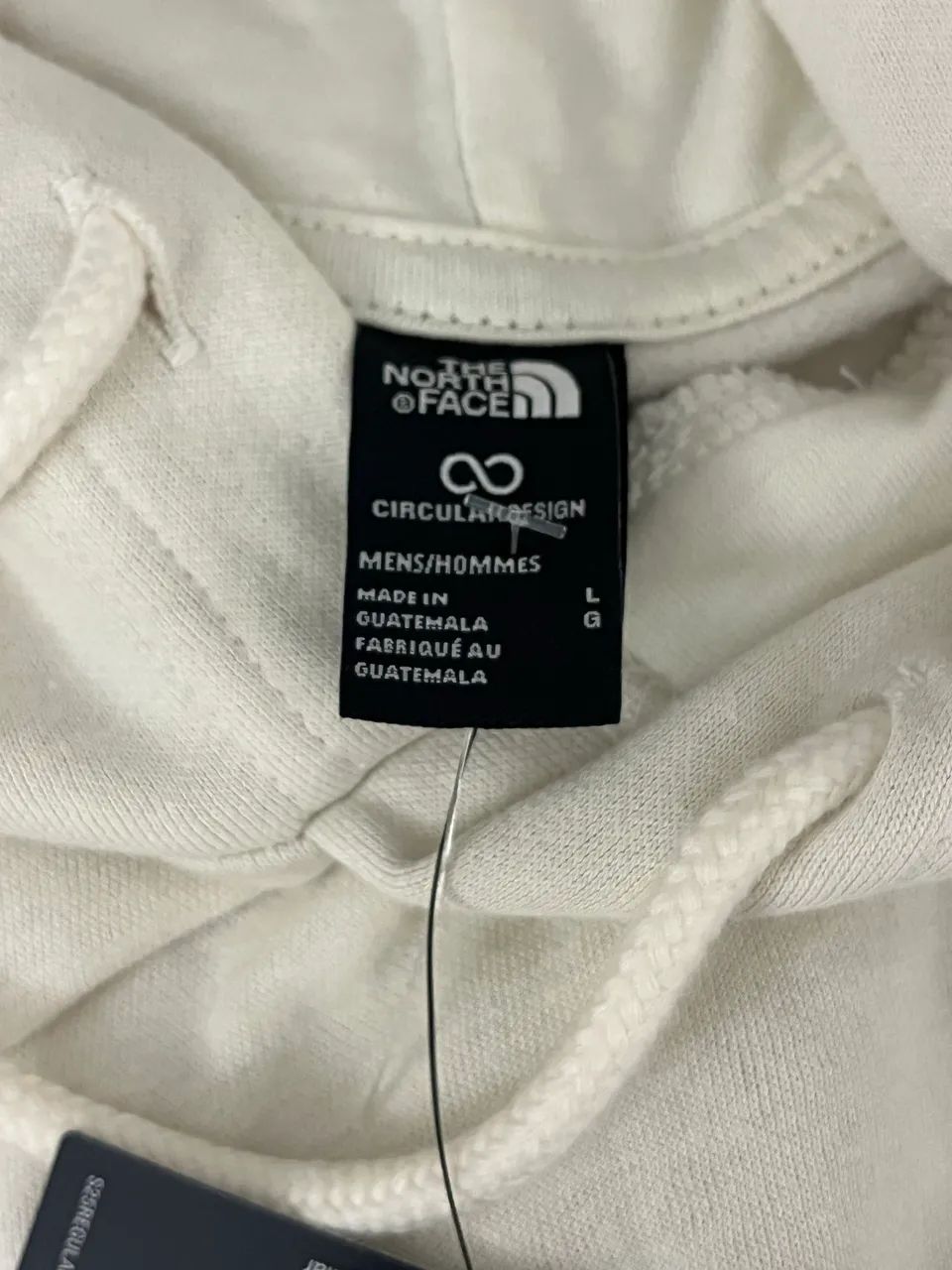 Moleton com capuz The North Face, cor creme, original, nova e importada ...