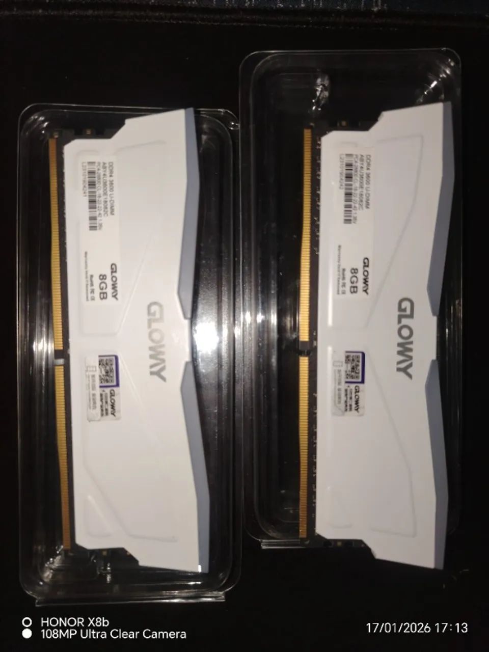 Vendo Memorias Ram DDR4 Gloway Rgb brancas 8GB Cada 3600 MHz CL18 ...
