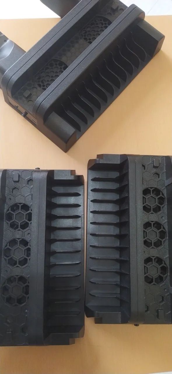 Suporte Base Vertical, Cooler E Carregador Ps4 Slim / Ps4 Pro Dobe Fat ...