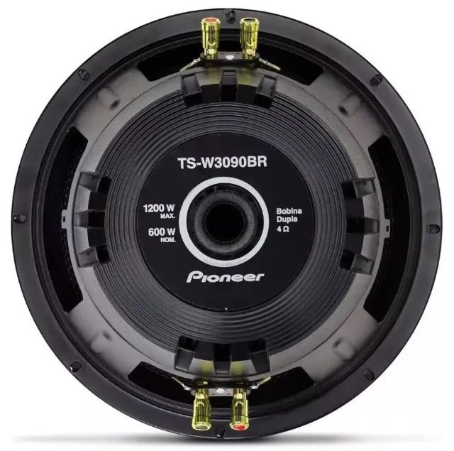 Subwoofer 12" Pioneer 600w Rms TS-W3090BR 2x4 Ohms - Aparelhos de Som ...