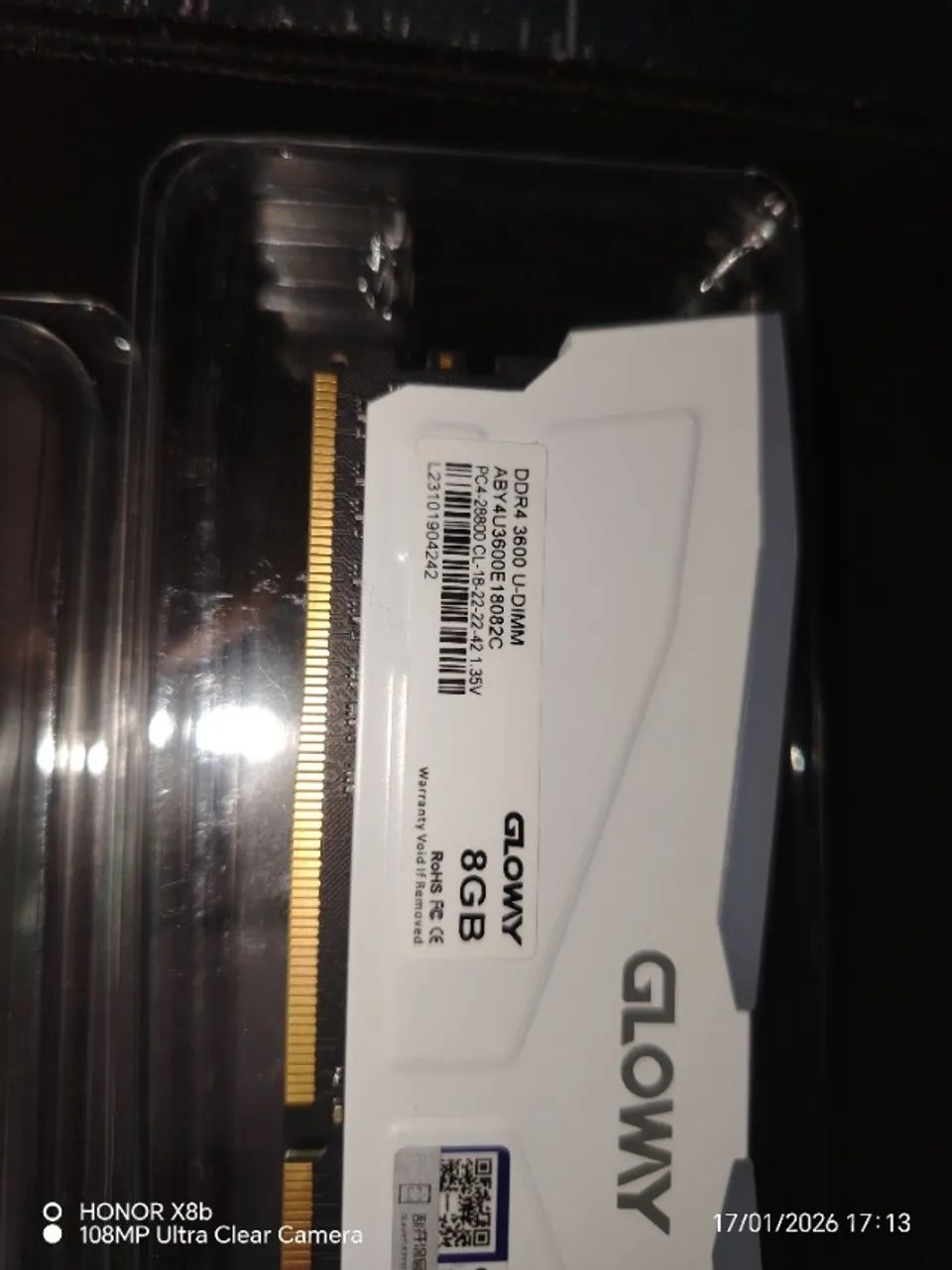 Vendo Memorias Ram DDR4 Gloway Rgb brancas 8GB Cada 3600 MHz CL18 ...
