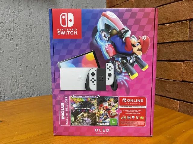 Console Nintendo Switch Oled Branco Modelo Nacional com Nota Fiscal ...