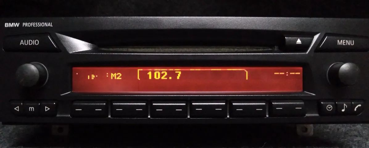 Bmw Profissional Alpine Am Fm Radio Cd Player CD73 c/ defeito no Lcd ...