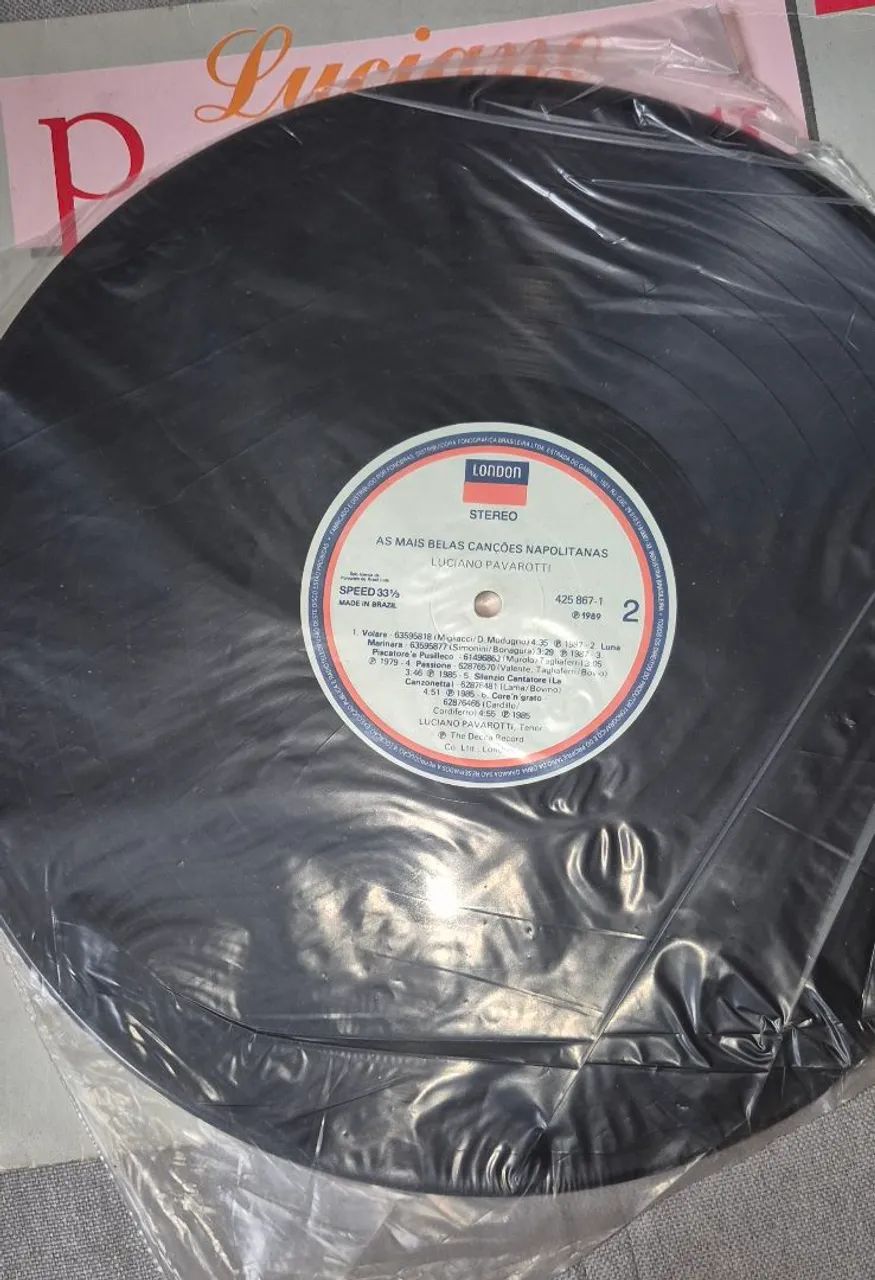Lp Luciano Pavarotti - As Mais Belas Cancoes Napolitanas - CDs, DVDs ...