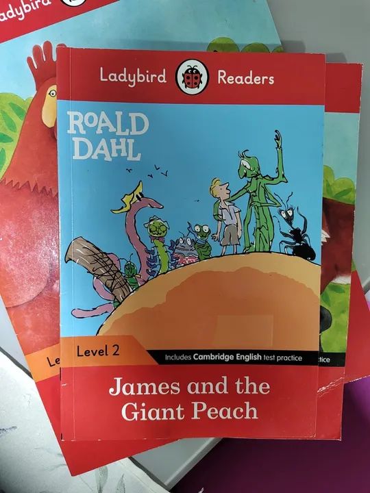 Livro infantil James and the Giant Peach - Roald Dahl - Papelaria ...