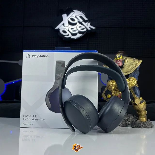 Headset Sem Fio Bluetooth Pulse 3d Playstation 5 Camuflado Sony A