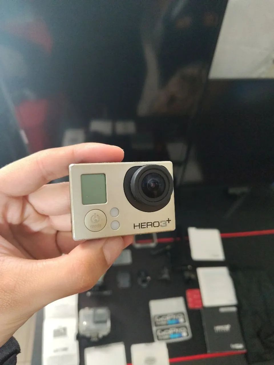 GoPro HERO3+ Silver com NF + Kit Completo Original - NÃO LIGA - Câmeras ...