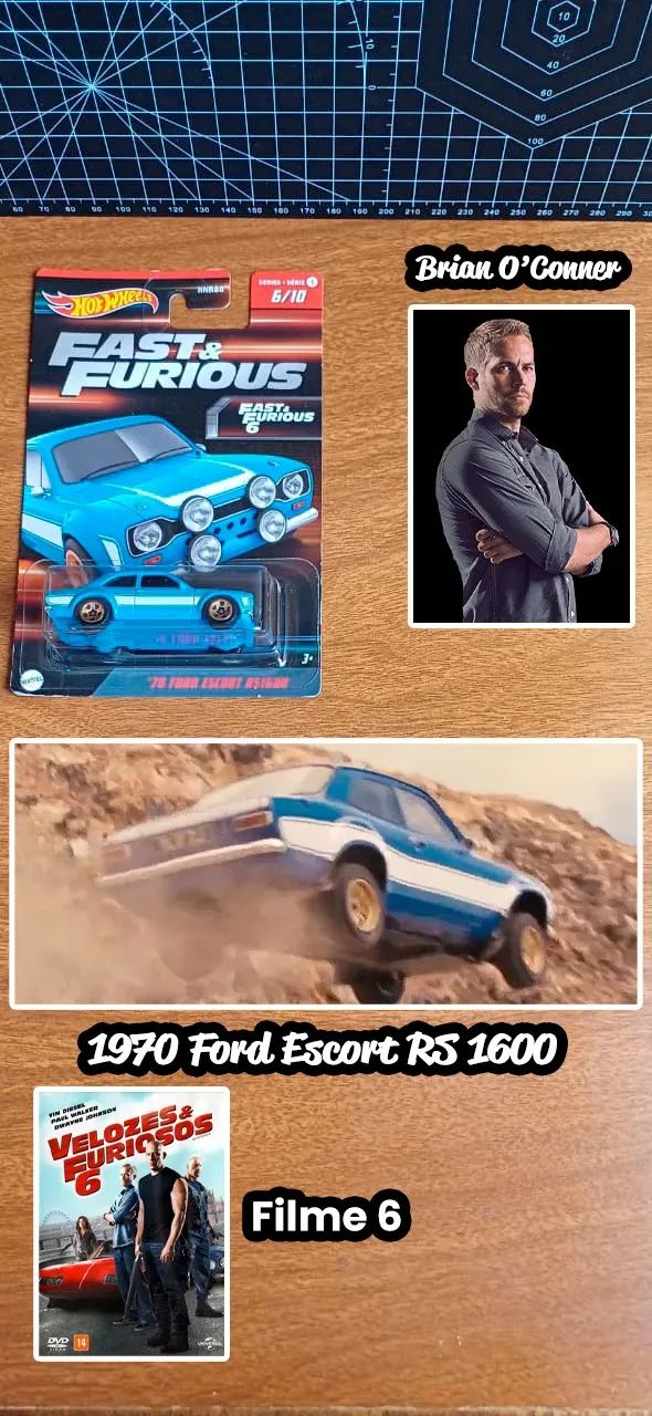 Pack Hot Wheels - Velozes e Furiosos - 4 Unidades - Ford, Supra ...
