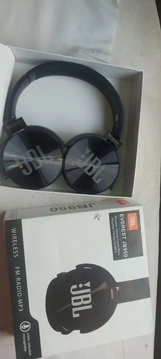 Fone de Ouvido JBL Everest JB950 - Sem Fio - Bluetooth - Novo - Fones ...