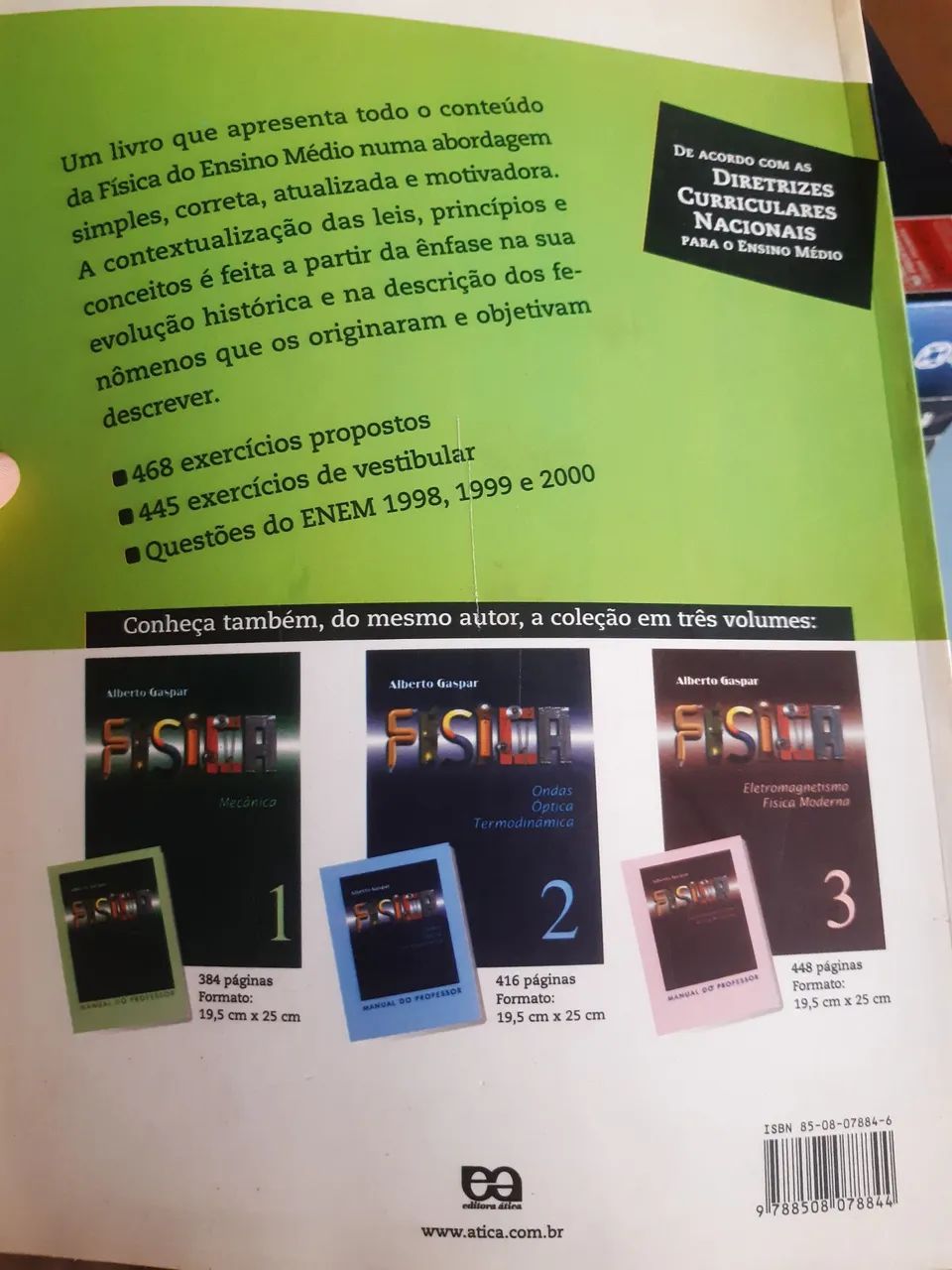 FÍSICA ALBERTO GASPAR + MANUAL DE RESOLUÇÕES ( 100% RESOLVIDO ...
