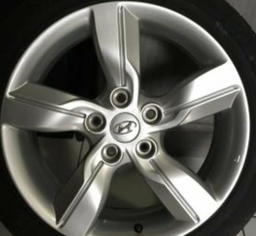 Roda aro 17 Veloster Prata Hyundai original 5X114.3 - Peças para carros ...