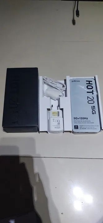 Infinix. Hot 20. 5G. 128Gb completo na caixa - Celulares e Smartphones ...