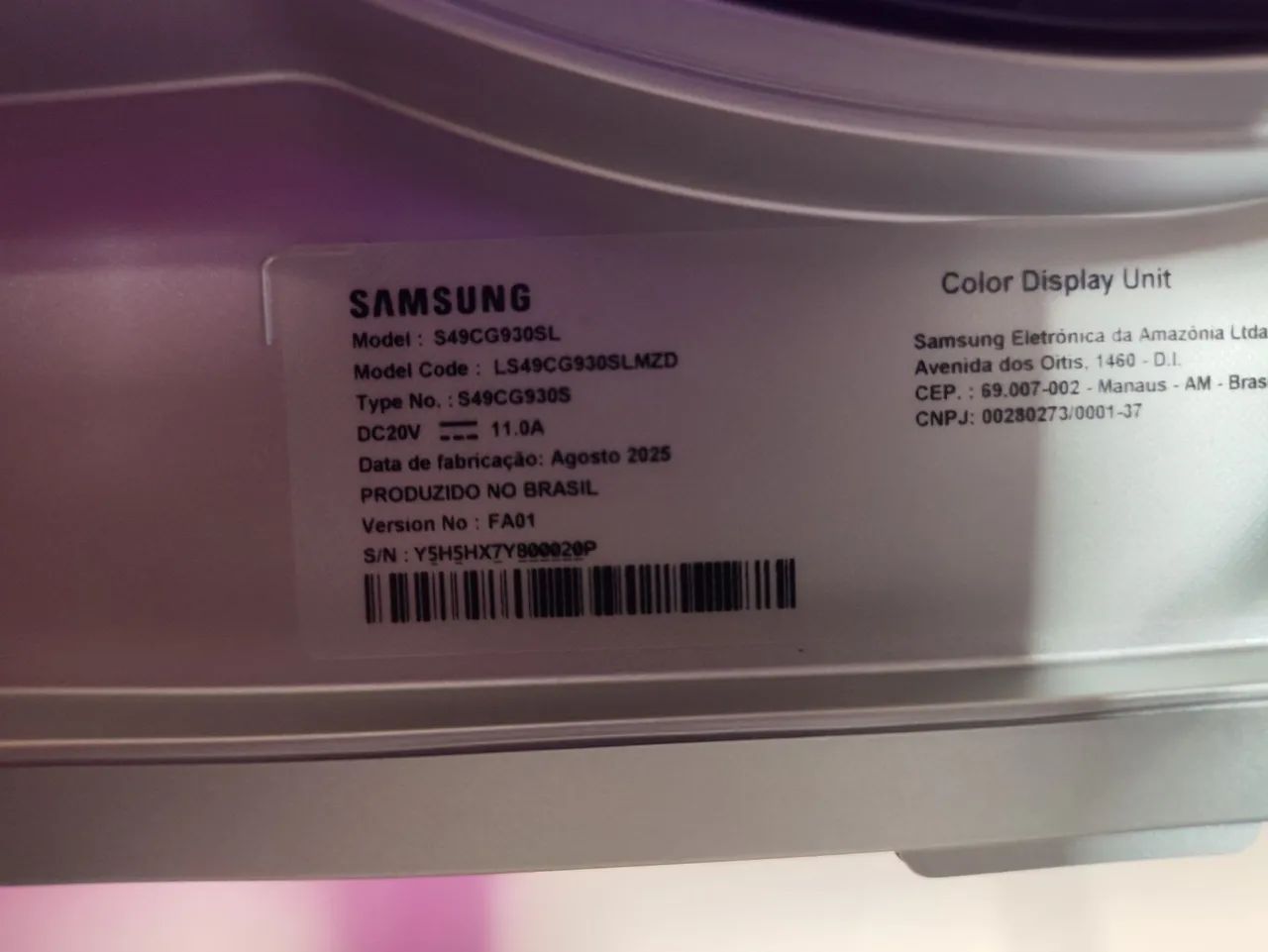 SAMSUNG ODYSSEY G9 OLED 49" - 240Hz - ULTRAWIDE GAMING - Monitores ...