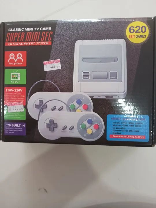 Super Mini SFC - Console de Vídeo Game Clássico - Consoles de Vídeo ...