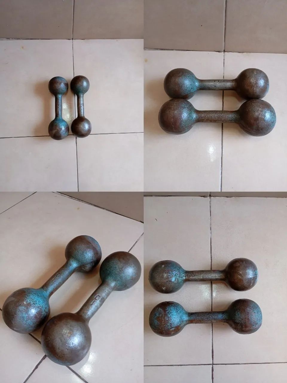 Par de Halteres 10KG Só venda - Academia e Exercícios - Parque Primavera, São Paulo 1395059108 | OLX