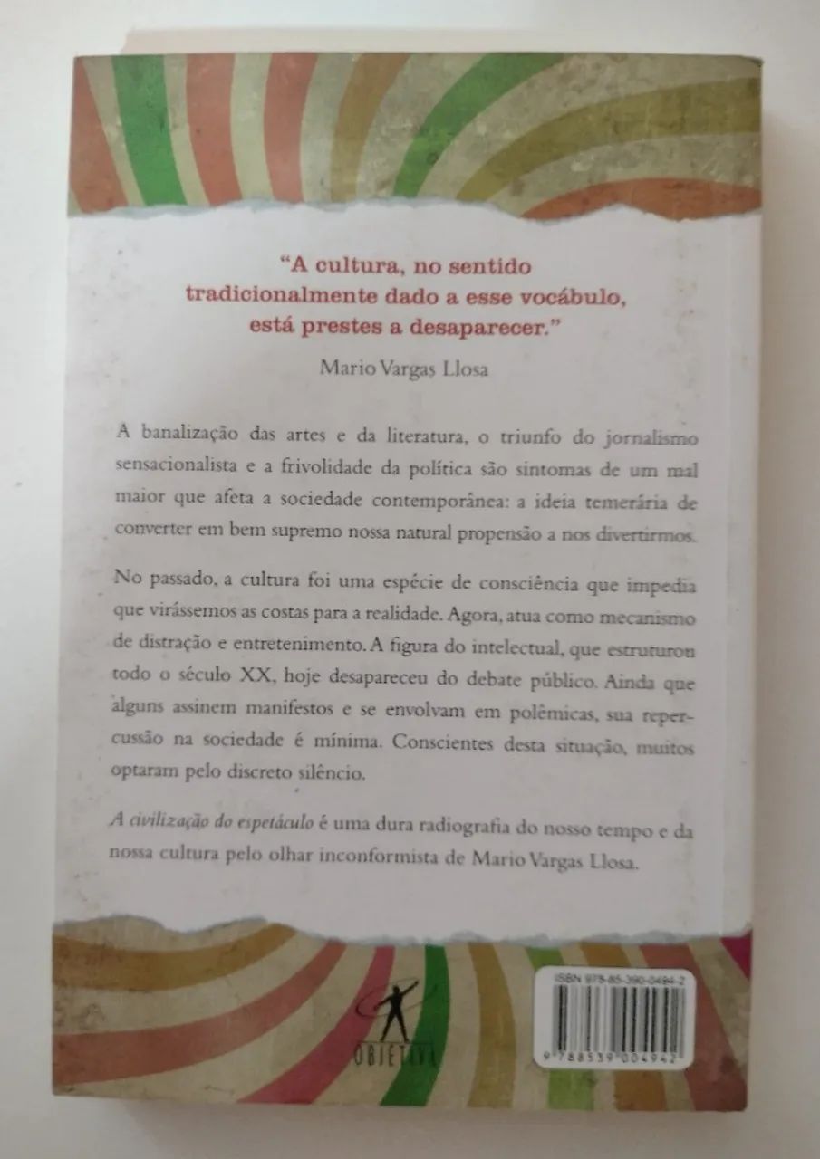 2 Livros: A Civilização do Espetáculo / Dialética do Esclarecimento ...