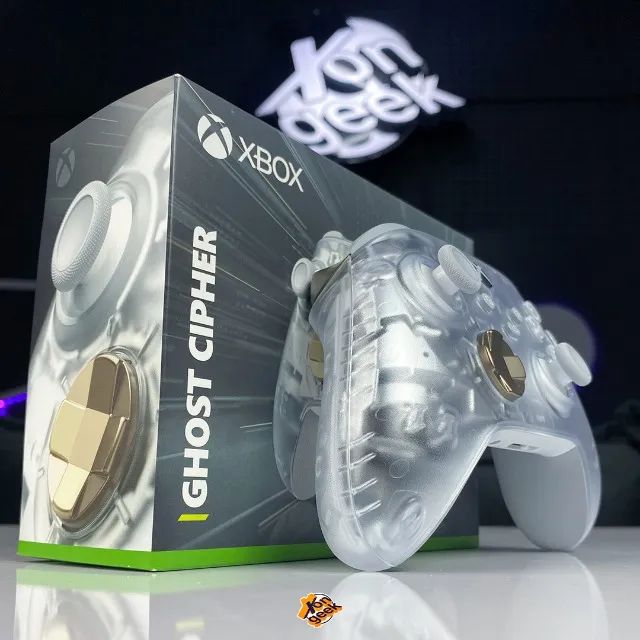 Controle Xbox Series S/X Ghost Cipher - Microsoft | Ideal para colecionadores Xbox! - Consoles ...
