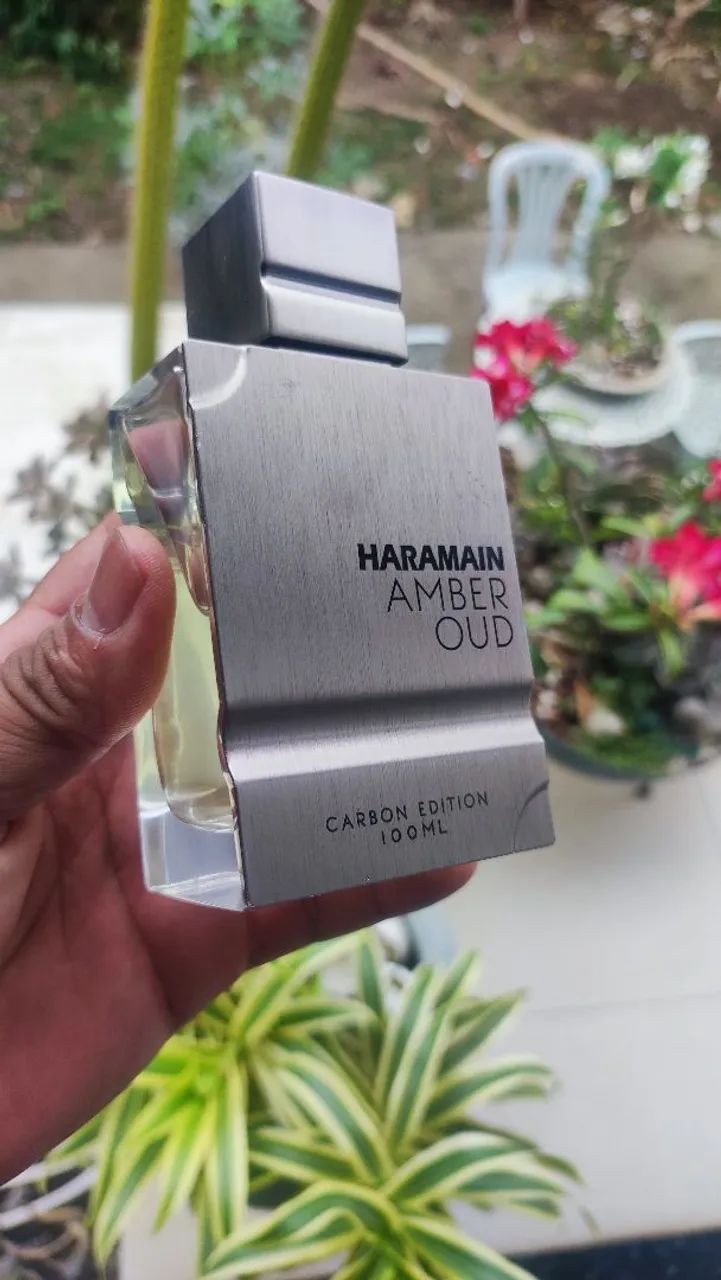 perfume masculino haramain amber oud carbon edition frasco de 100ml com 95ml - Beleza e Cuidados ...