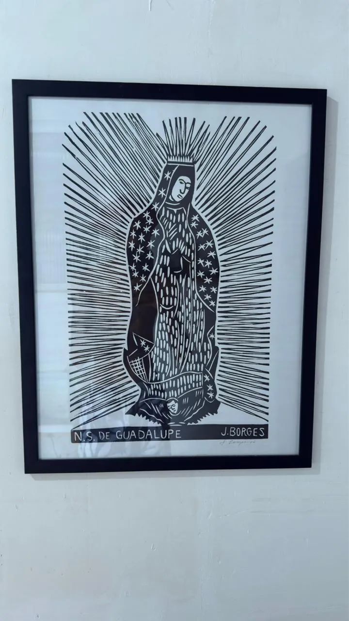 Xilogravura Original Assinada J Borges Nossa Senhora 2006