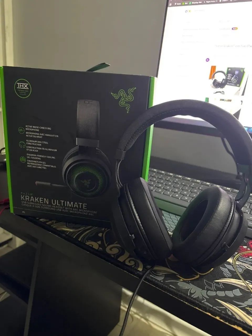 HEADSET RAZER KRAKEN ULTIMATE (OLXPAY) - Fones de Ouvido - Maravista ...