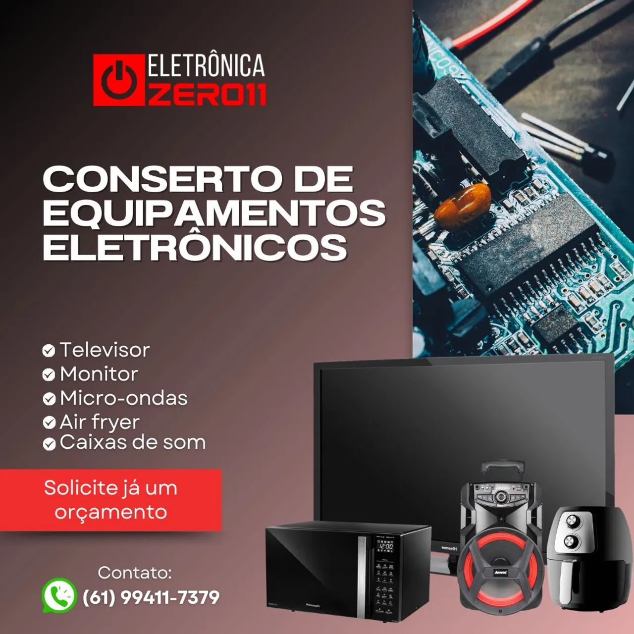 Conserto de Eletrônicos em Águas lindas - GO - Serviços - Parque das ...