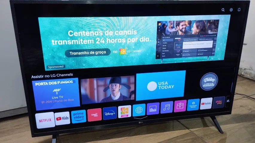"tv smart 43 polegadas lg" - TVs no Brasil
