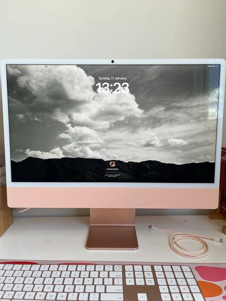 iMac M4 Apple (2025) Laranja - 16GB RAM - Chip 10 Núcleos - 4 Portas ...