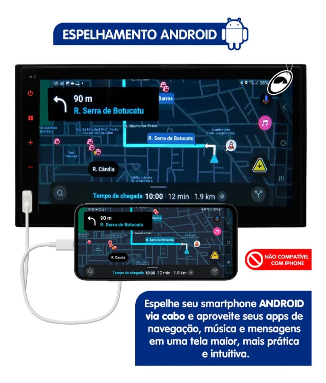 Multimídia Pioneer Dmh-145br Bluetooth Usb - Peças para carros, vans e ...