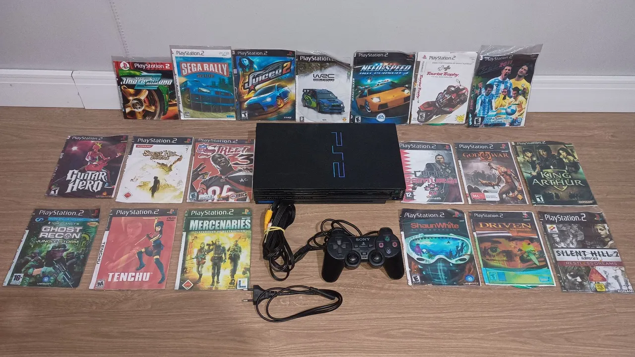 "playstation 2 fat" - Consoles de Vídeo Game no Brasil